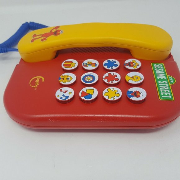 Toys | Vintage 1999 Sesame Street Elmo Computer Phone Comfy Phone Only ...